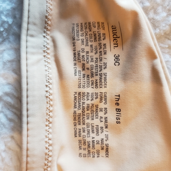 Auden | Intimates & Sleepwear | The Bliss Tan 36c | Poshmark